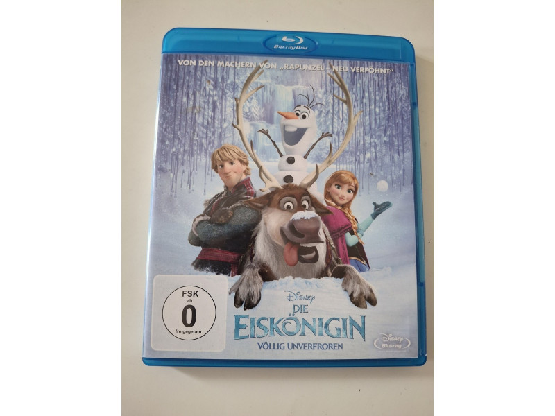 Frozen Zaledjeno kraljevstvo Original Blu-ray disk