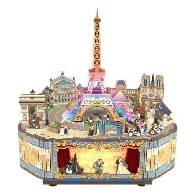 3D Puzla - Tonecheer, Romantic Paris, Rotating Music Box