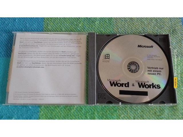CD ROM PC MICROSOFT WORD &;; WORKS