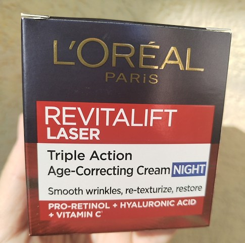 L'oreal revitalift laser night