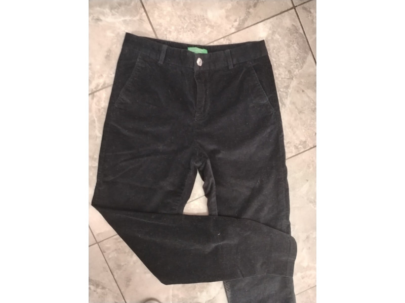 GV 41 sitan somot pantalone BENETTON VEL 10