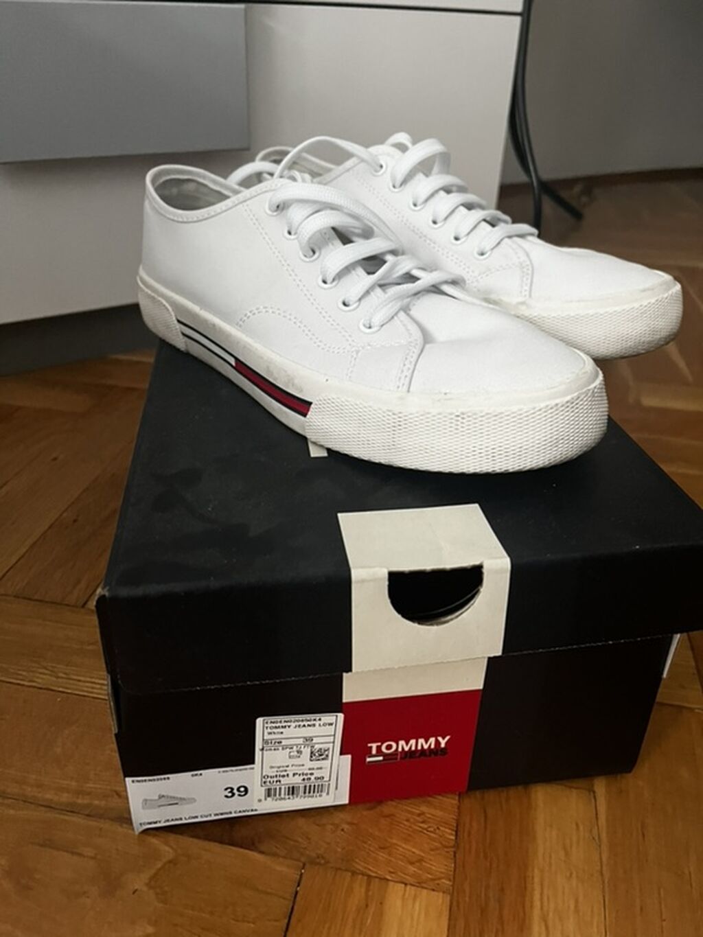 TOMMY JEANS patike – model “Tommy Jeans Low” JEDNOM OBUVENE - Boja