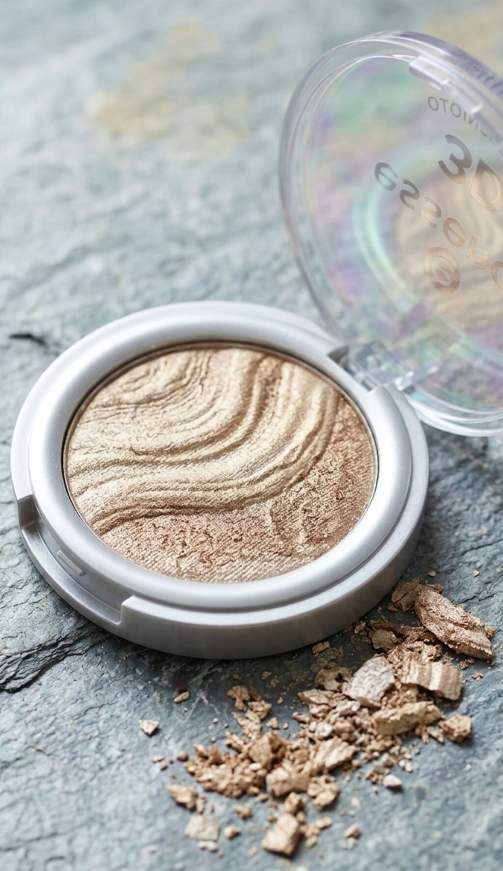 Essence 3D highlighter – kompaktni iluminator sa mermernim uzorkom u