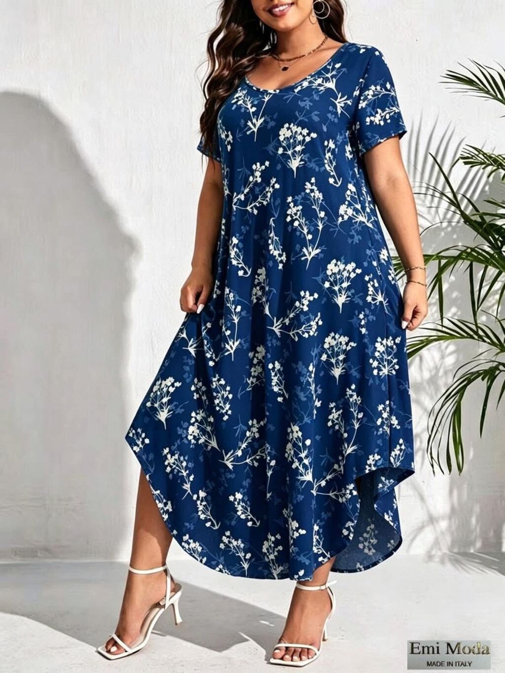 04. Haljina za punije 2XL 3XL 4XL Cena: 2.250 dinara A