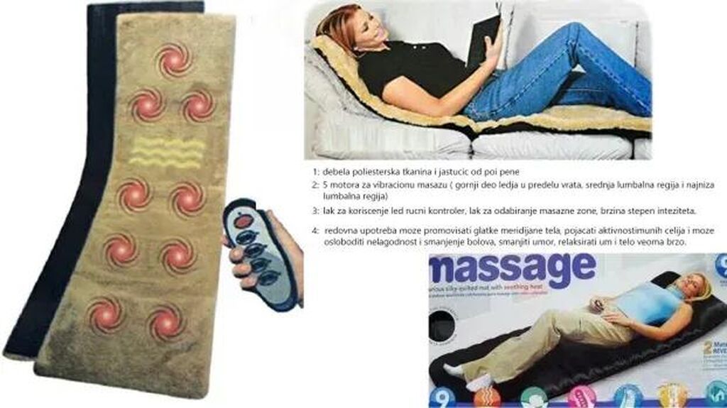 REVERSIBILNA PODLOGA ZA MASAZU KICME I VRATA | Novo! ! ! Vrunska