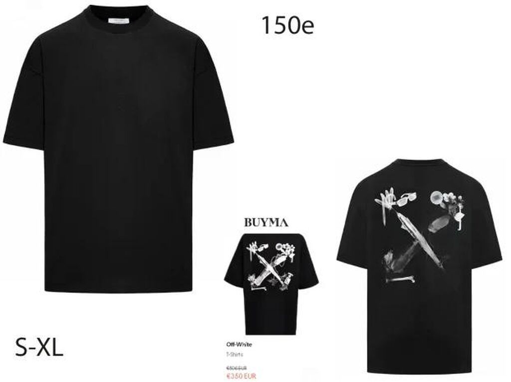 Men's T-shirt Off-White, bоја - Crna