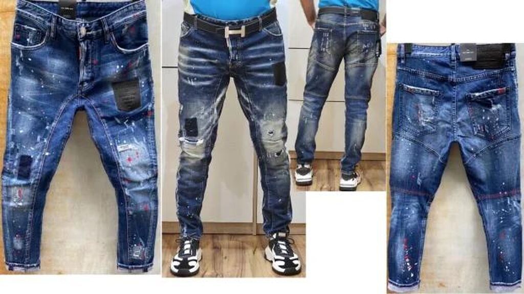 Farmerke, Dsquared2, bоја - Tamnoplava
