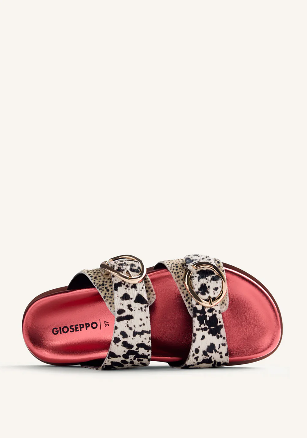 Gioseppo Carney ženske kožne papuče animal print