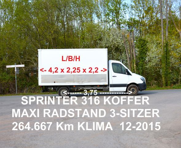 Mercedes-Benz Sprinter 316CDI / W906 kamion furgon < 3.5t