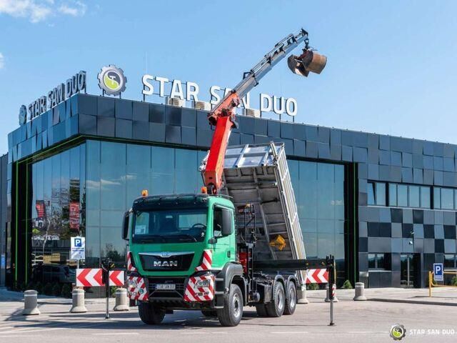 MAN TGS 33.440 6x4 PALFINGER PK 22002 Crane Tipper kiper