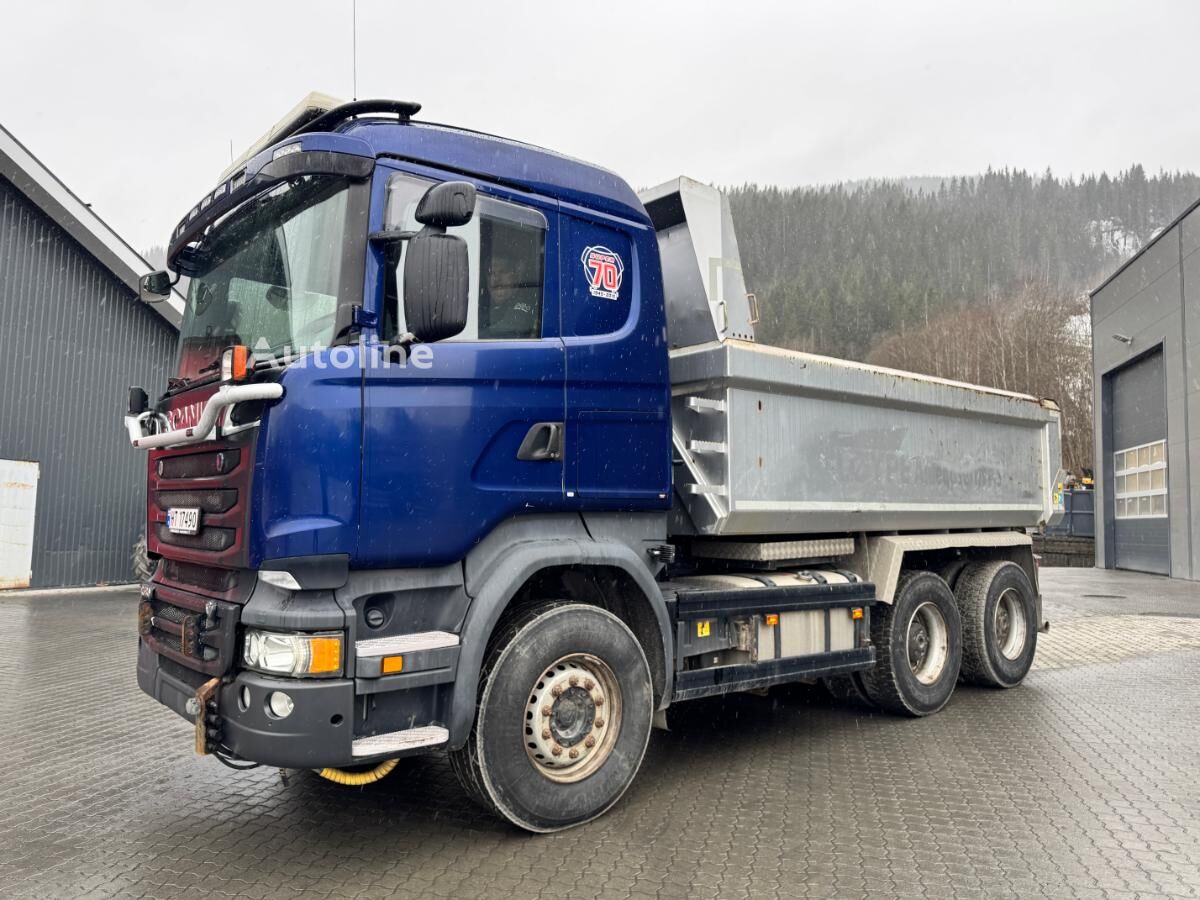 Prodaje se Scania R580 tippbil 6x4, Euro 6, brøyterigget kiper na aukciji