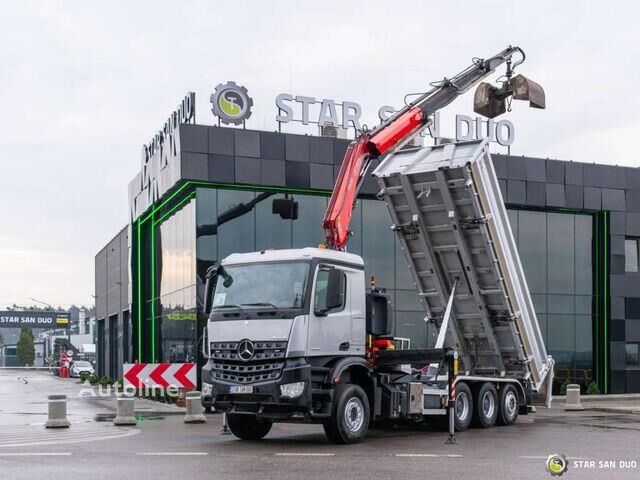 Mercedes-Benz AROCS 3643 8x4 Fassi F235A.2.23 Crane Kipper kiper