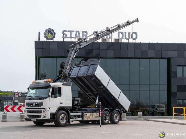 Volvo FM430 6x2 HIAB 166 E-5 HIPRO Crane Kipper kiper
