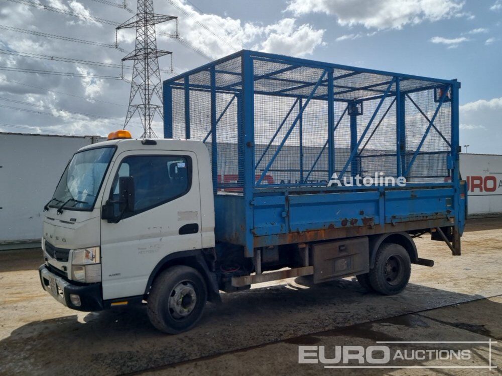 Prodaje se 2015 Mitsubish Canter 4x2 Caged Dropside Tipper, Tail Lift, Manu kiper na aukciji