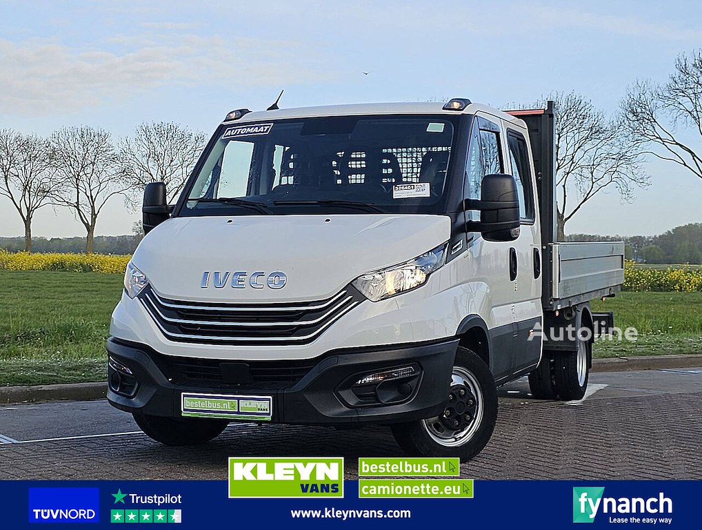 IVECO DAILY 35C14 Dub.Cab Open-Laadbak kamion s ravnom platformom < 3.5t
