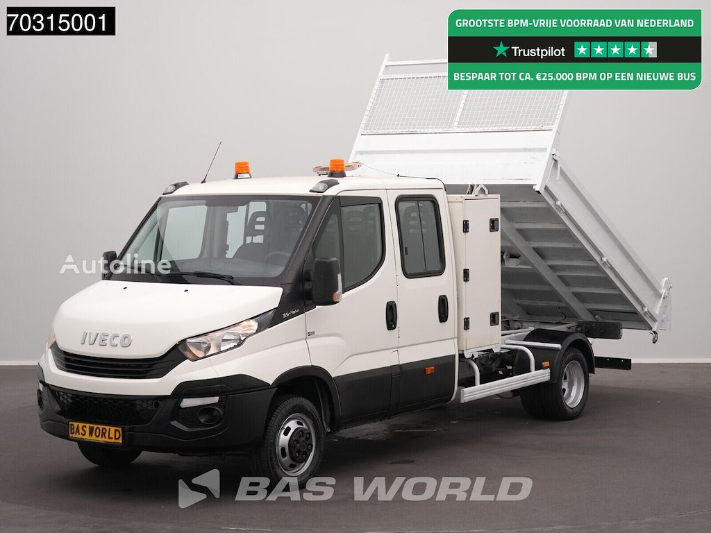 IVECO Daily 35C16 Open Laadbak Dubbellucht 160PK 3,5t Trekhaak Navi Cr kamion kiper < 3.5t