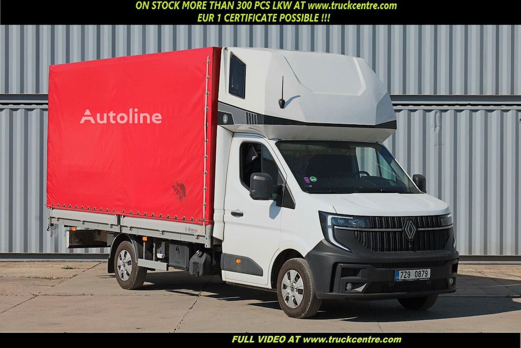 Renault MASTER,EURO 6, 3,5 TONS,10 PALLETS,AFTER SERVICE kamion s ceradom < 3.5t