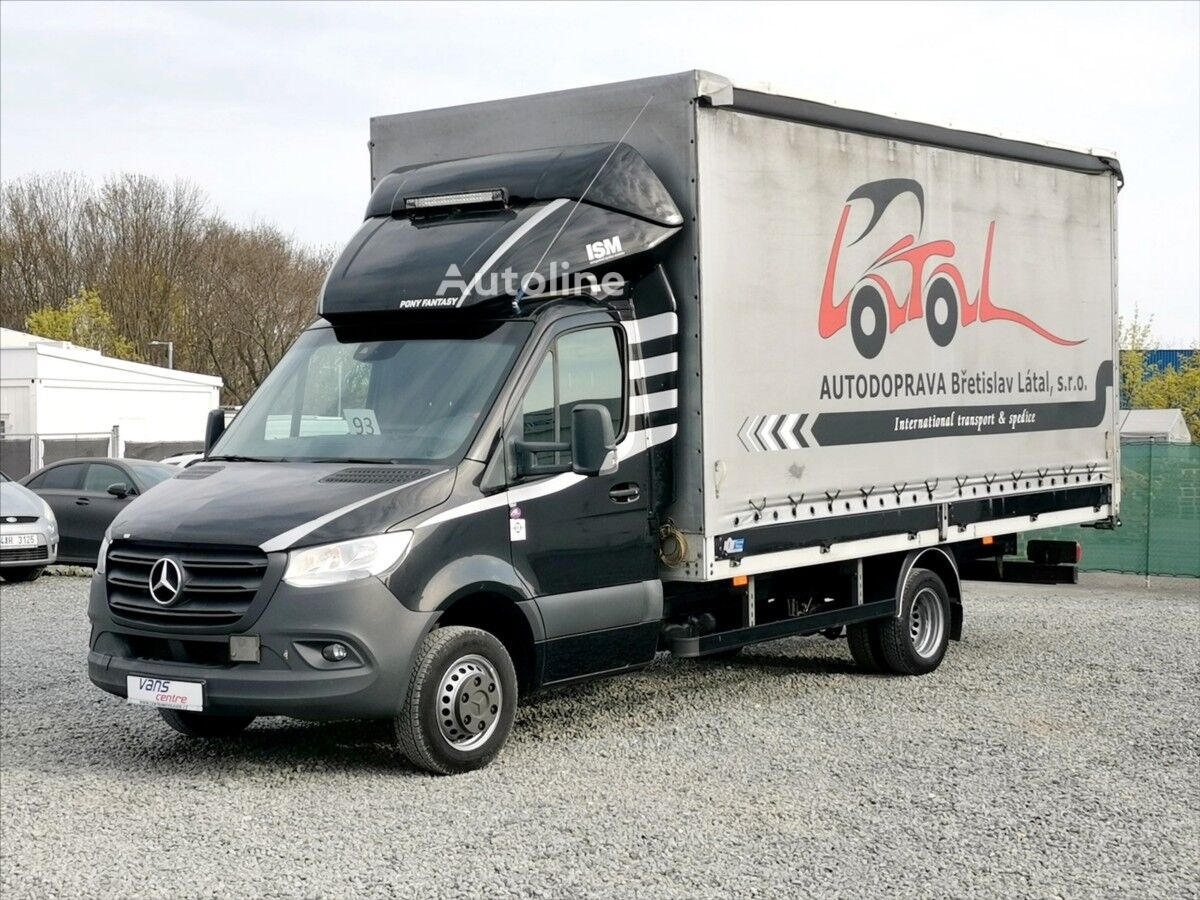 Volkswagen Sprinter 519 shrnovací 10pal/klima/3,5t kamion s ceradom < 3.5t