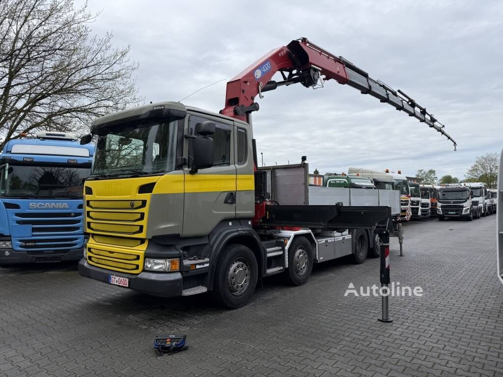 Scania R410 kamion s ravnom platformom