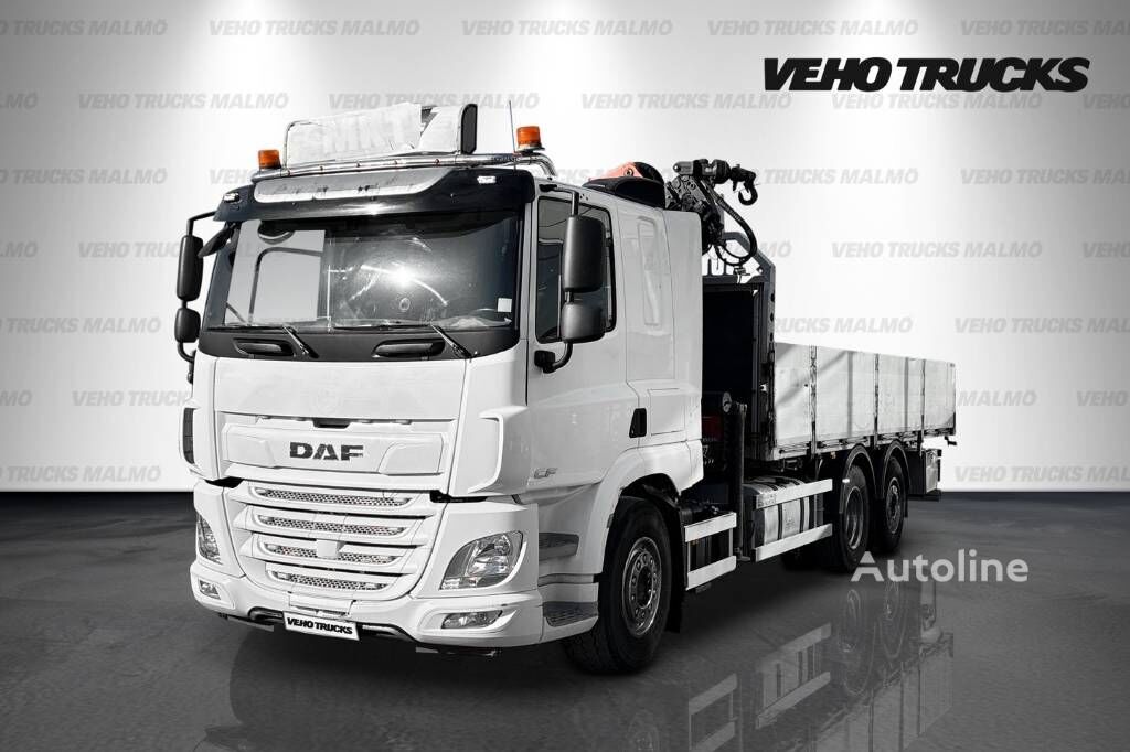 DAF FAN CF 370 Y 6x2 Brädgårdsbil kamion s ravnom platformom