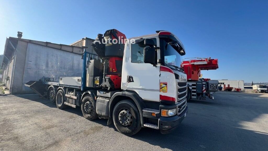 Scania G450 kamion s ravnom platformom