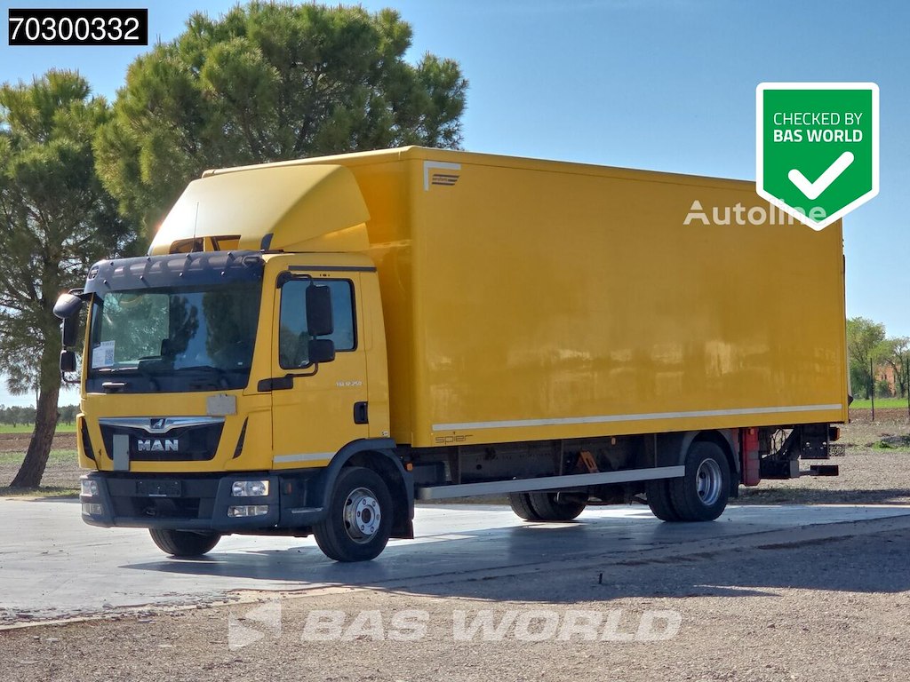 MAN TGL 12.250 4X2 12t Caja 7,25m Plataforma 1,5t Euro 6 kamion furgon
