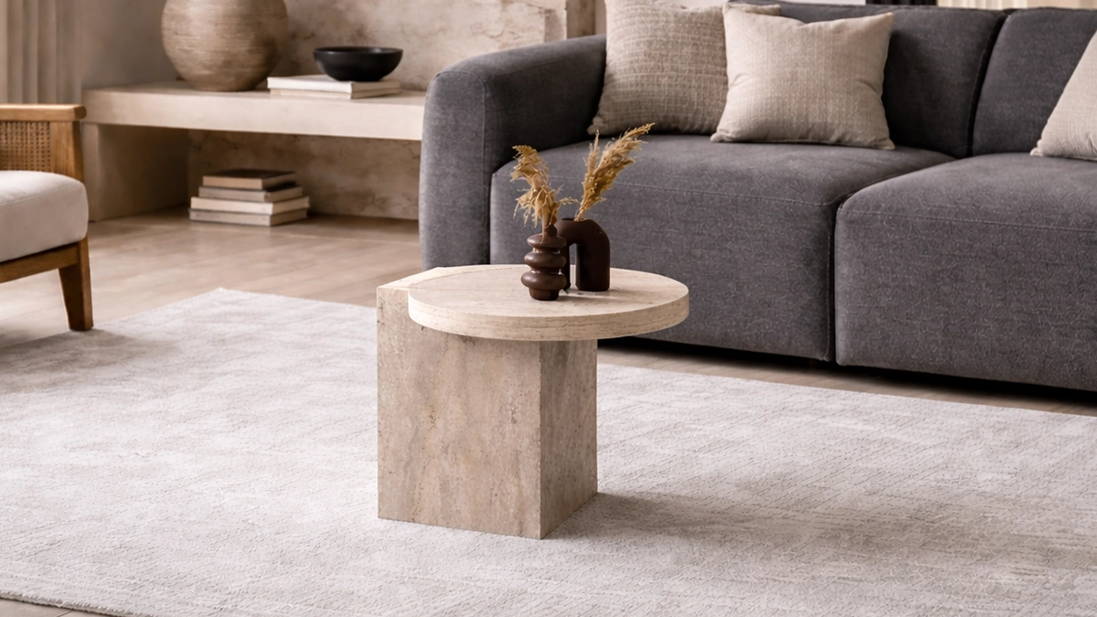 Klub sto 973 travertine