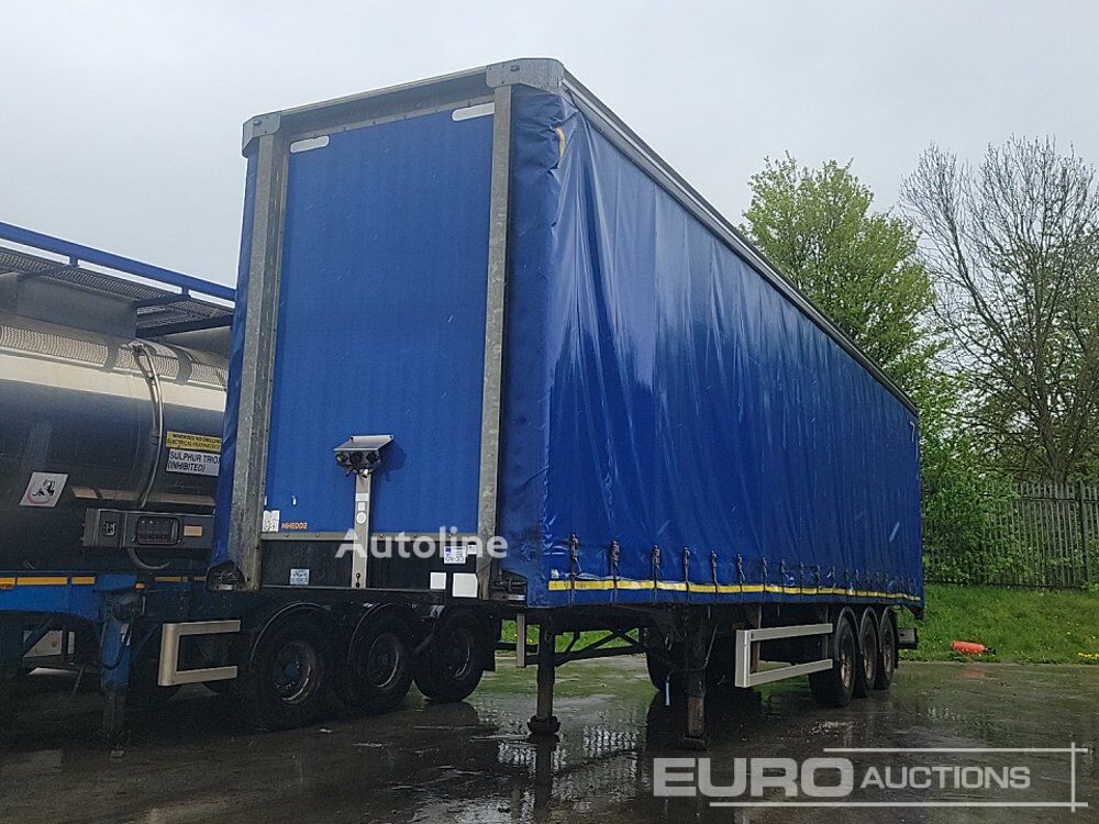 Prodaje se Montracon 2012 Montracon Tri Axle Curtainsider Trailer poluprikolicu sa kliznom ceradom na aukciji