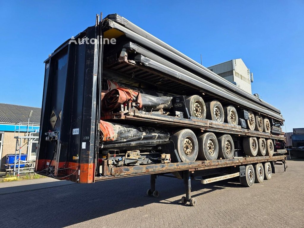 Van Hool 3B2011 Stack of 5 Van Hool 3-axle curtain-sided trailers - BPW a poluprikolica sa kliznom ceradom