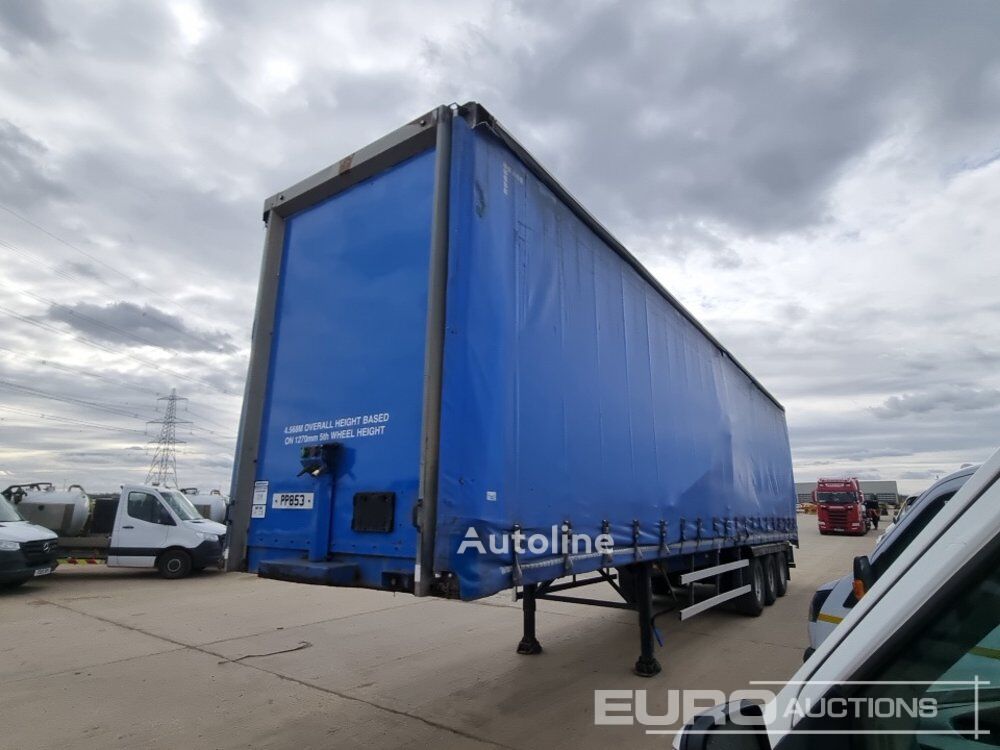 Prodaje se Laurence David Tri Axle Curtainsider Trailer poluprikolicu sa kliznom ceradom na aukciji