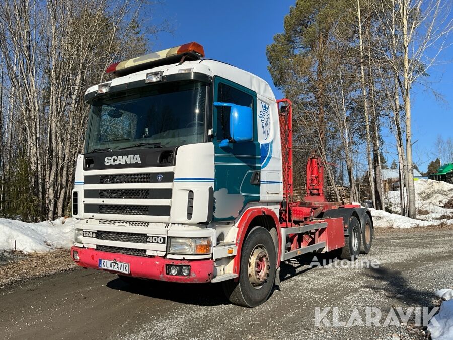 Prodaje se Scania R124GB rol kiper sa kukom na aukciji