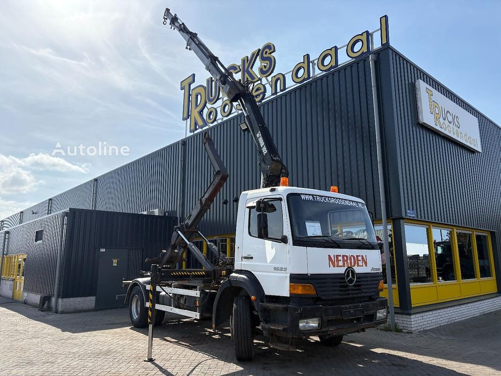 Mercedes-Benz ATEGO 1823 + HIAB-102-S 2 + Euro 2 + HOOK SYSTEM kamion rol kiper
