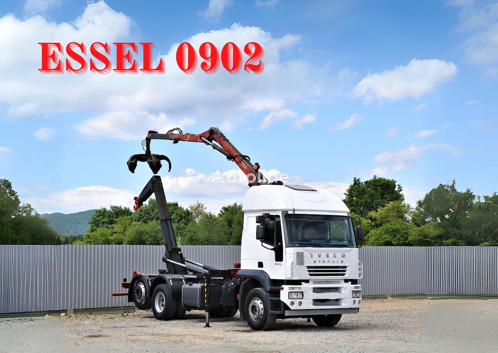 IVECO STRALIS 400 * ABROLLKIPPER * ESSEL 0902* TOP kamion rol kiper