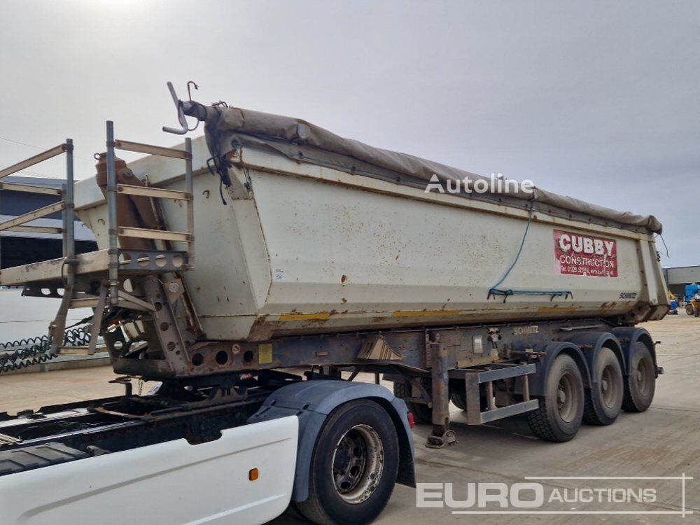 Prodaje se Schmitz Cargobull Tri Axle Bulk Tipping Trailer, Front Lift Axle, Easy Sheet poluprikolicu kipera na aukciji