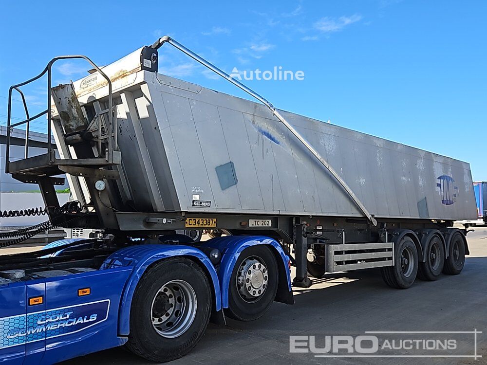 Prodaje se Kel-Berg Tri Axle Tipping Trailer, Easy Sheet poluprikolicu kipera na aukciji