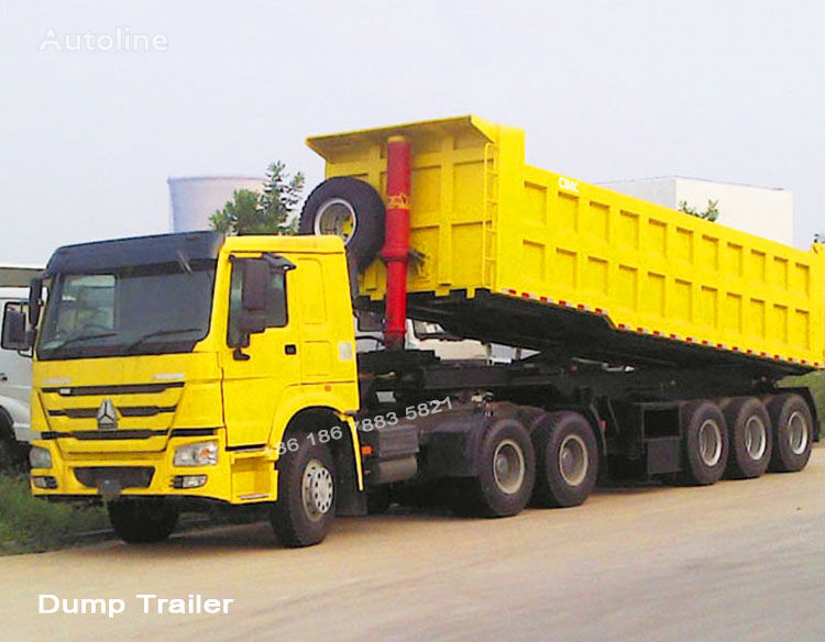 Nova Titan TITAN Dump Trailer Tipper Semi Trailer for Sale in Congo poluprikolica kipera