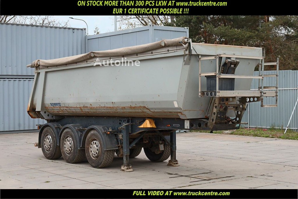 Schmitz Cargobull SKI 24, HARDOX, 27 CBM, LIFT AXLE, COVER SHEET poluprikolica kipera