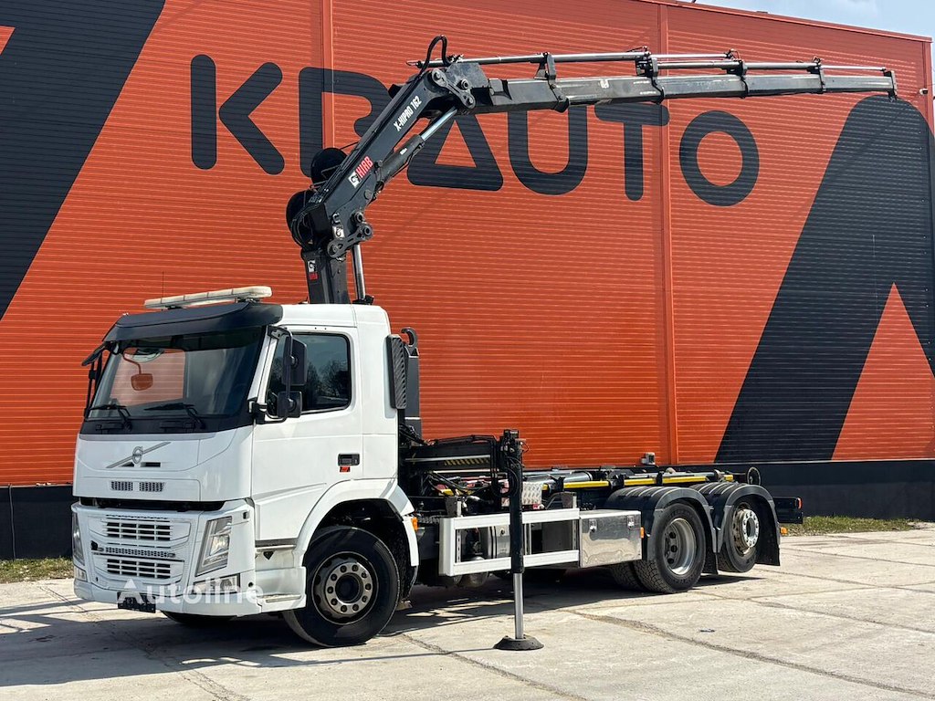 Volvo FM 370 6x2*4 HIAB 162E-4 / HOOK LIFT Palfinger 20 ton / L=5200 m kamion rol kiper