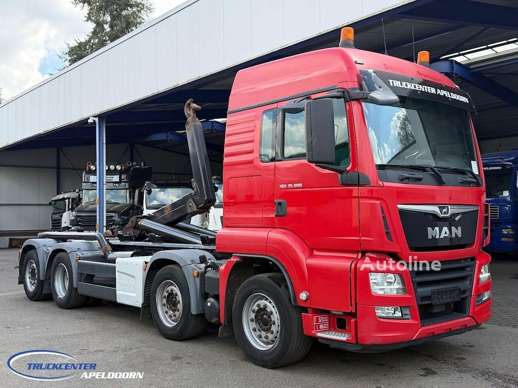 MAN TGS 35.500 8x2, Euro 6, New engine at 620,000 km, Blower - Compr kamion rol kiper