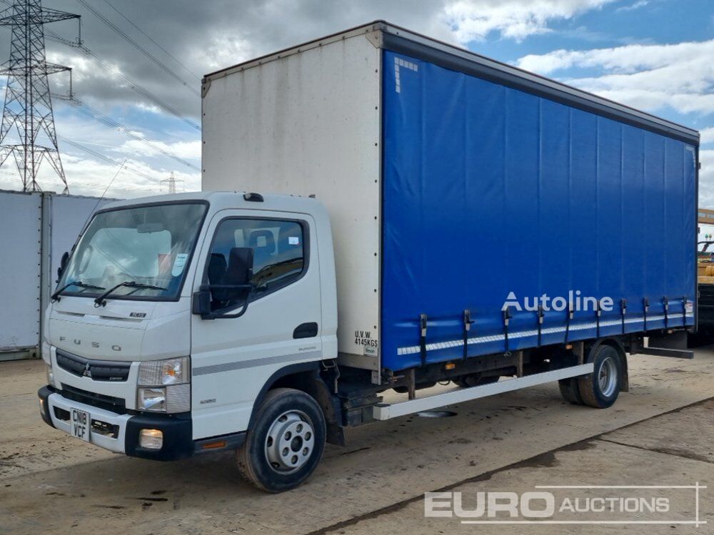 Prodaje se Mitsubishi Fuso Canter 7C15 kamion sa kliznom ceradom na aukciji