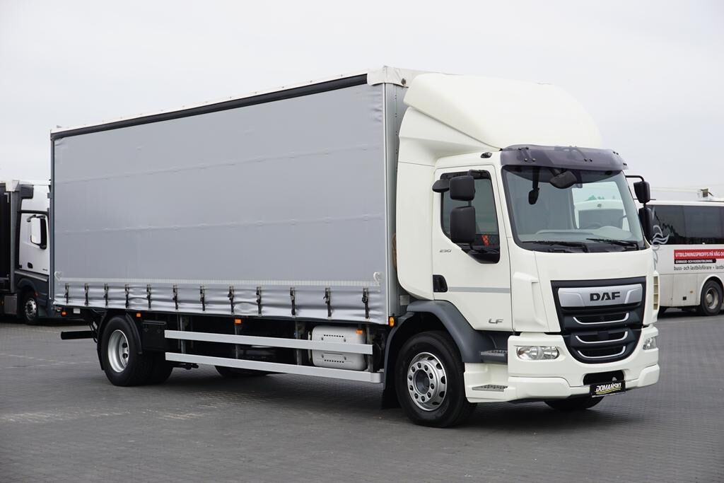 DAF / LF / 290 / E 6 / FIRANKA + WINDA / ŁAD. 9 970 KG / 19 PALET kamion sa klizna zavesa cerada