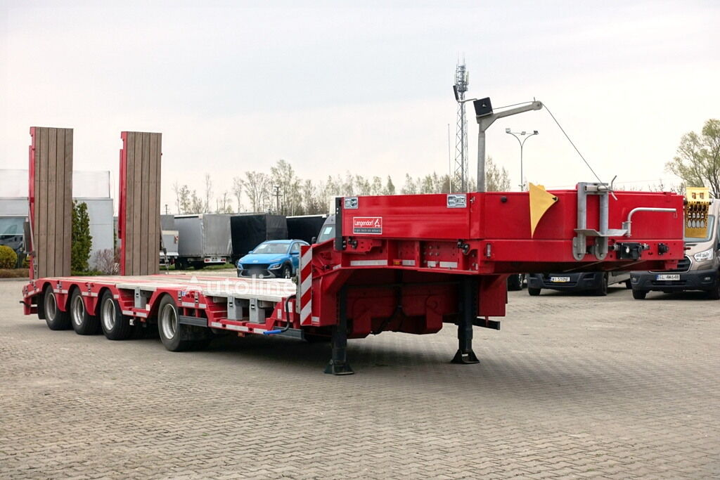 Langendorf low-bed semi-trailer / 2024 / 46 t load cap / 2 units poluprikolica sa niskom platformom