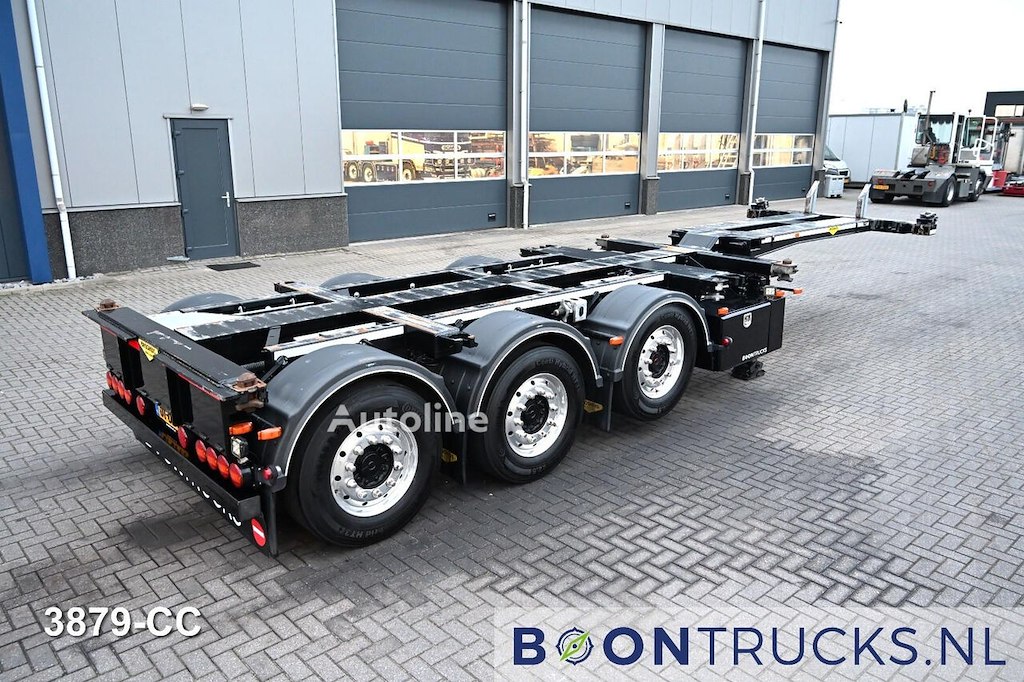 Broshuis MFCC | 2x20-30-40-45ft HC * STUURAS * LIFTAS * CUSTOM OPBOUW * A poluprikolica za prevoz kontejnera