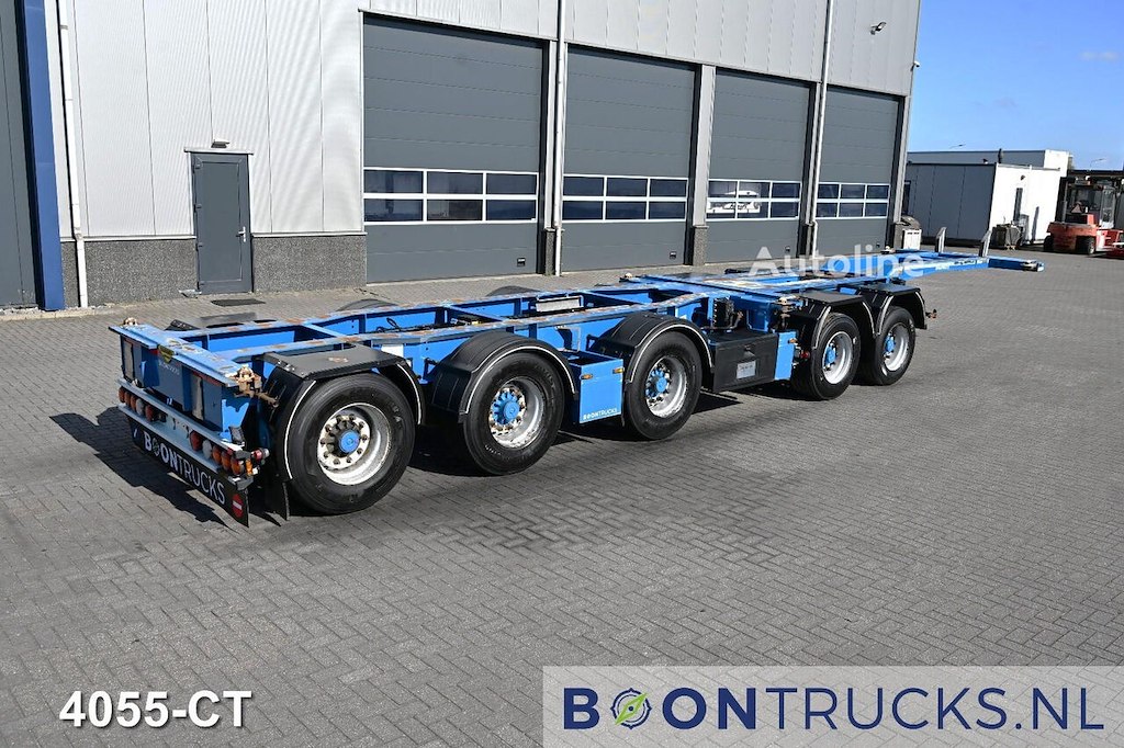 Broshuis 2CONNECT-5AKCC 2x20-40-45ft HC * 3x STEERING * 4x LIFT AXLE * NL poluprikolica za prevoz kontejnera