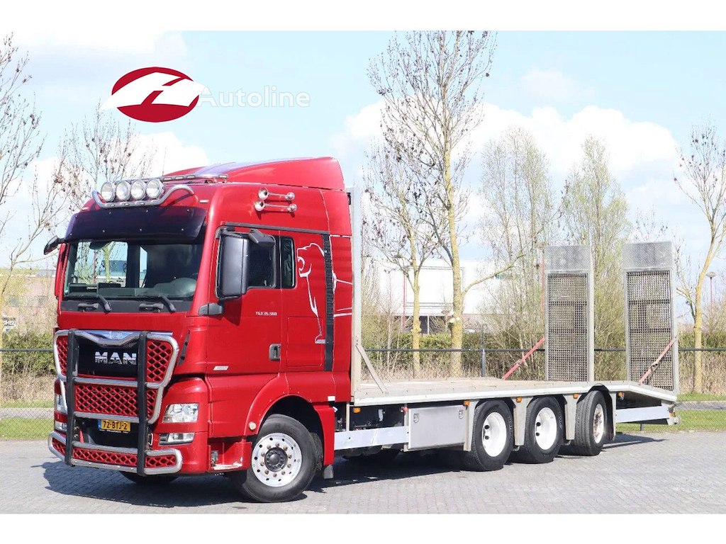 MAN TGX 33.560 | RETARDER | MACHINE TRANSPORT | MASCHINEN autotransporter