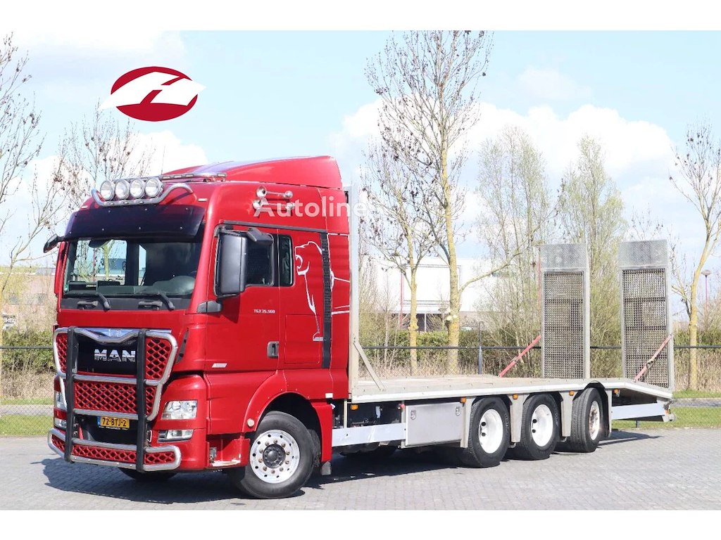 MAN TGX 33.560 | RETARDER | MACHINE TRANSPORT | MASCHINEN autotransporter