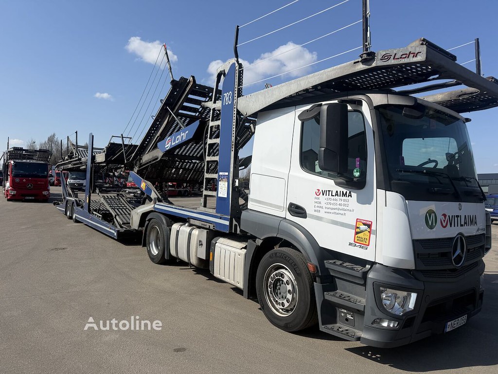 Mercedes-Benz Actros 1846 autotransporter + prikolica autotransportera