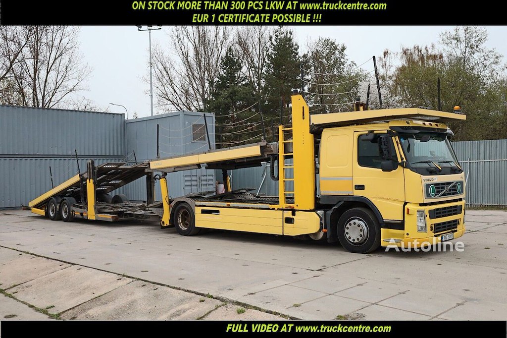 Volvo FM 42 R, EURO 5 autotransporter + prikolica autotransportera