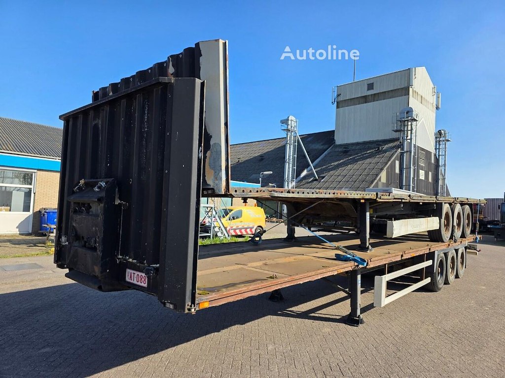 Krone BPW - DRUM Stapel KRONE 3-axle flatbed trailers - BPW axles - Dr poluprikolica platforma