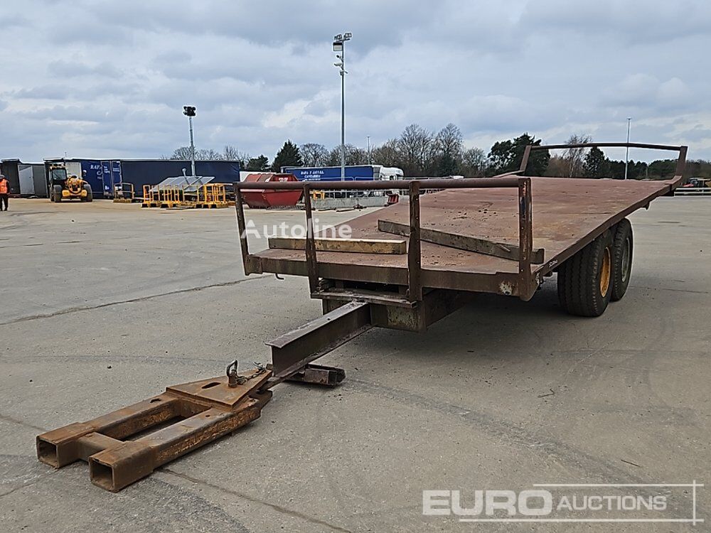 Prodaje se Twin Axle Draw Bar Flat Bed Trailer poluprikolicu platformu na aukciji